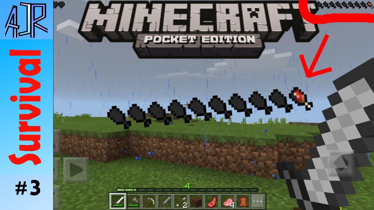 Let's Play Minecraft Survival : Ep 3 - I'M STARVING!!! - YouTube