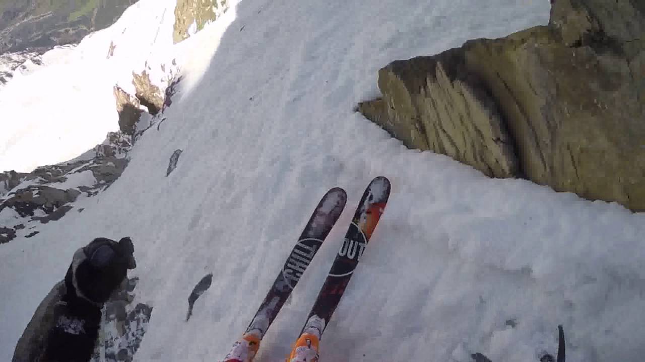 Ski extreme Dents du Midi - Direct de la Forteresse (version courte ...