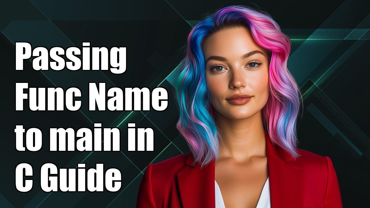 Passing Function Name as Parameter to main in C: A Complete Guide - YouTube