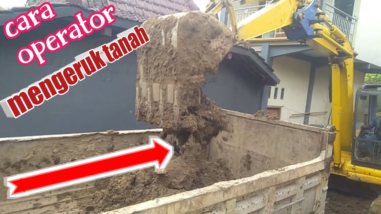 cara mudah mengeruk tanah dengan cepat #caramudah#excavator #alatberat ...