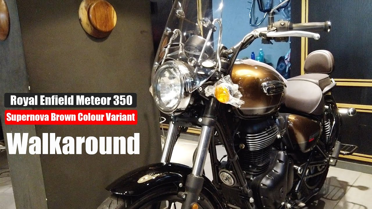 Royal Enfield Meteor 350 Supernova Brown BS6 ABS | On Road Price ...