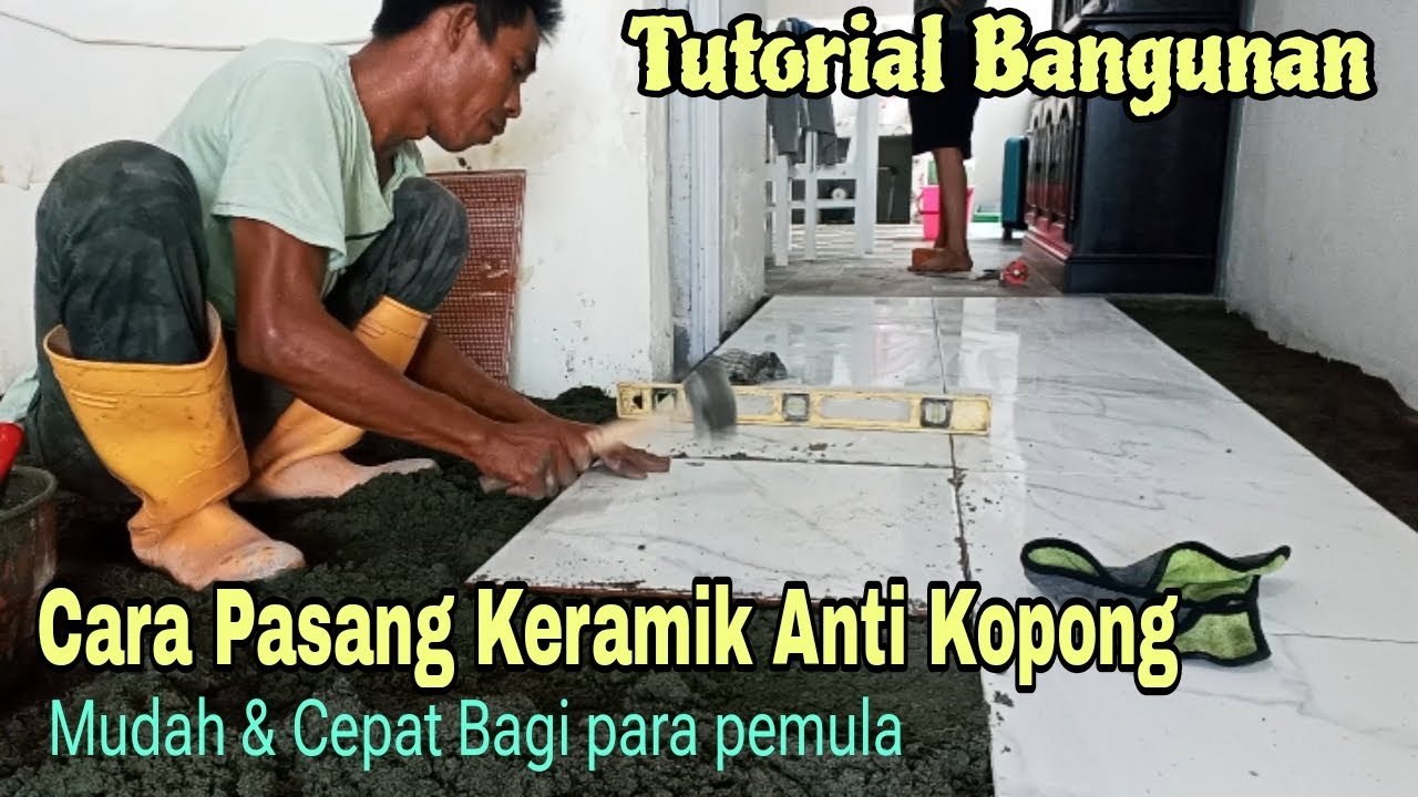 Cara Pasang Keramik Lantai Menggunakan Metode Aci Siram ...