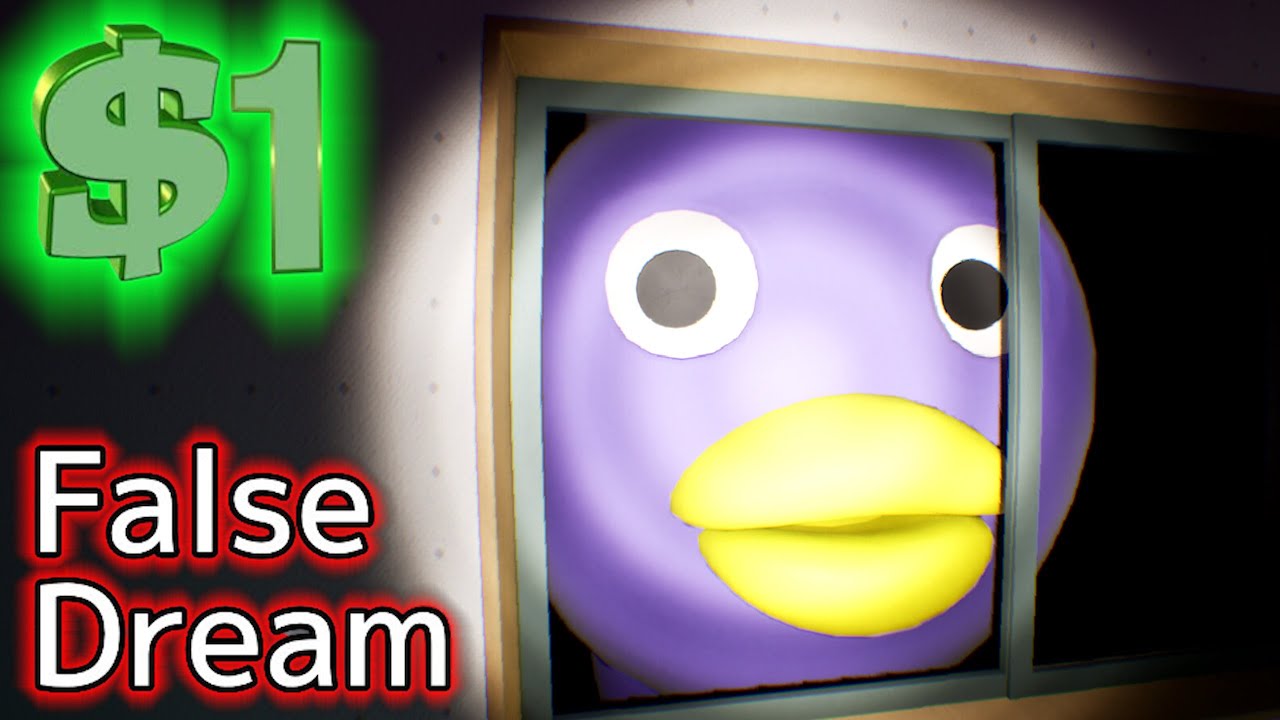 THIS HORROR GAME WAS ONLY $1!? | False Dream - YouTube