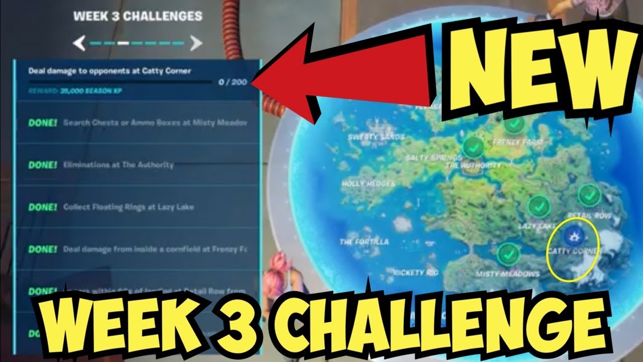 NEW Week 3 Challenge! Deal Damage to Opponents at Catty Corner (Rickety ...
