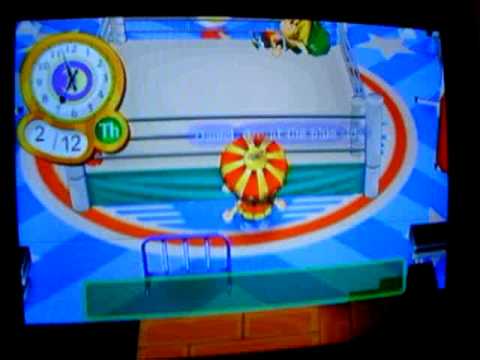 Boxing Match Part 1 in Animal Crossing City Folk - YouTube