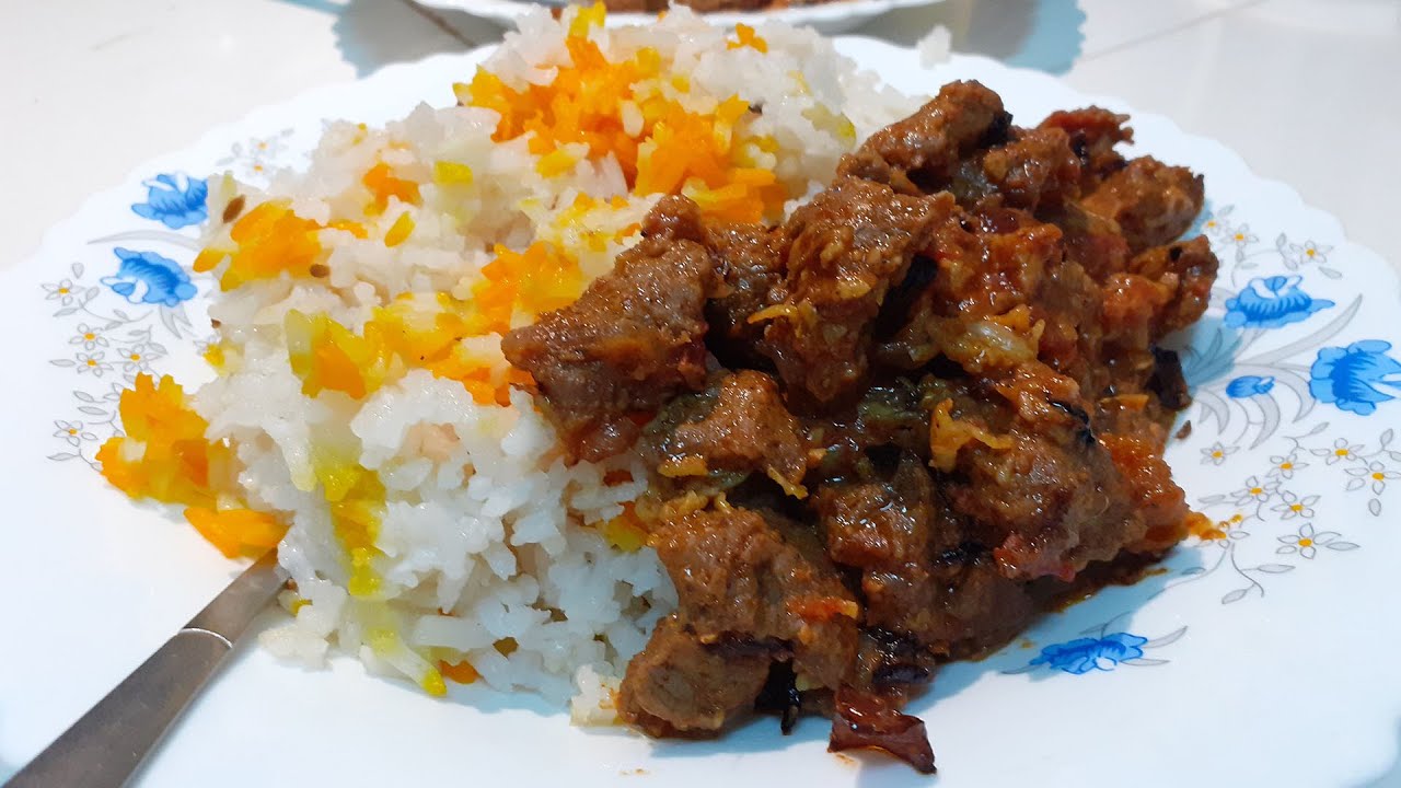 SIMPLEST BEEF BIRIANI RECIPE - YouTube