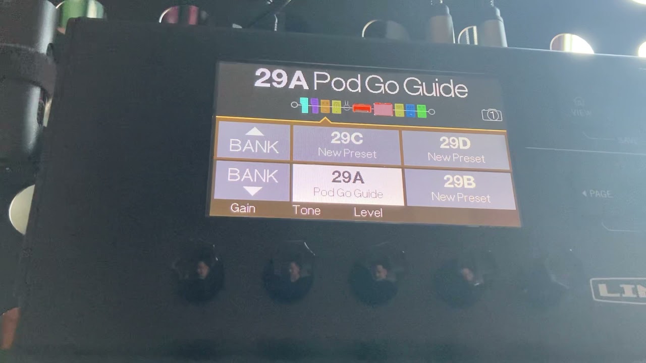 2 Minute Guide, Line 6 Pod Go, Stomp Mode - YouTube