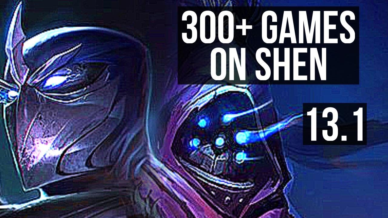 Shen Vs Jax Top Rank 5 Shen 4 2 11 300 Games Euw Master 13 1