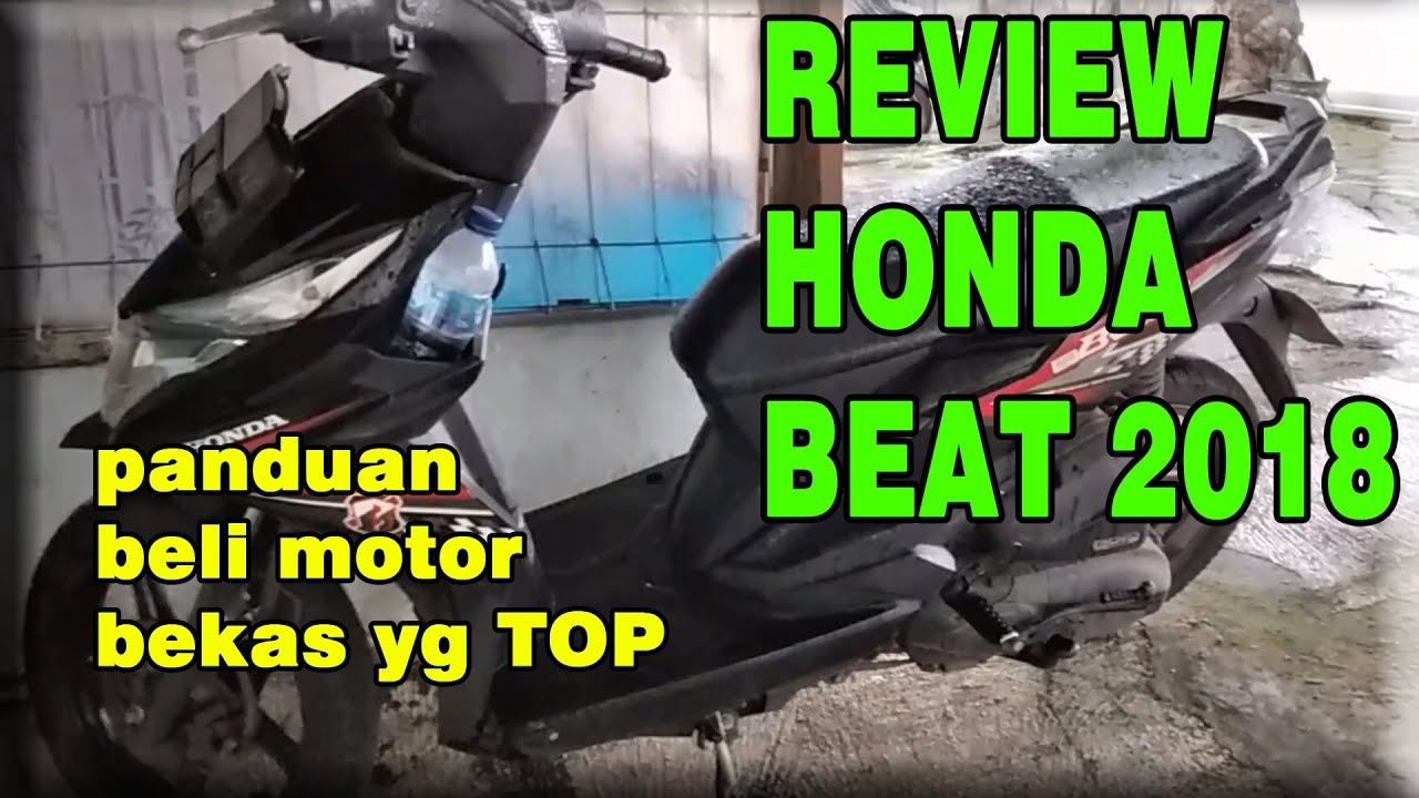 REVIEW ALL NEW HONDA BEAT TAHUN 2018 MODEL STRIPING BARU - YouTube