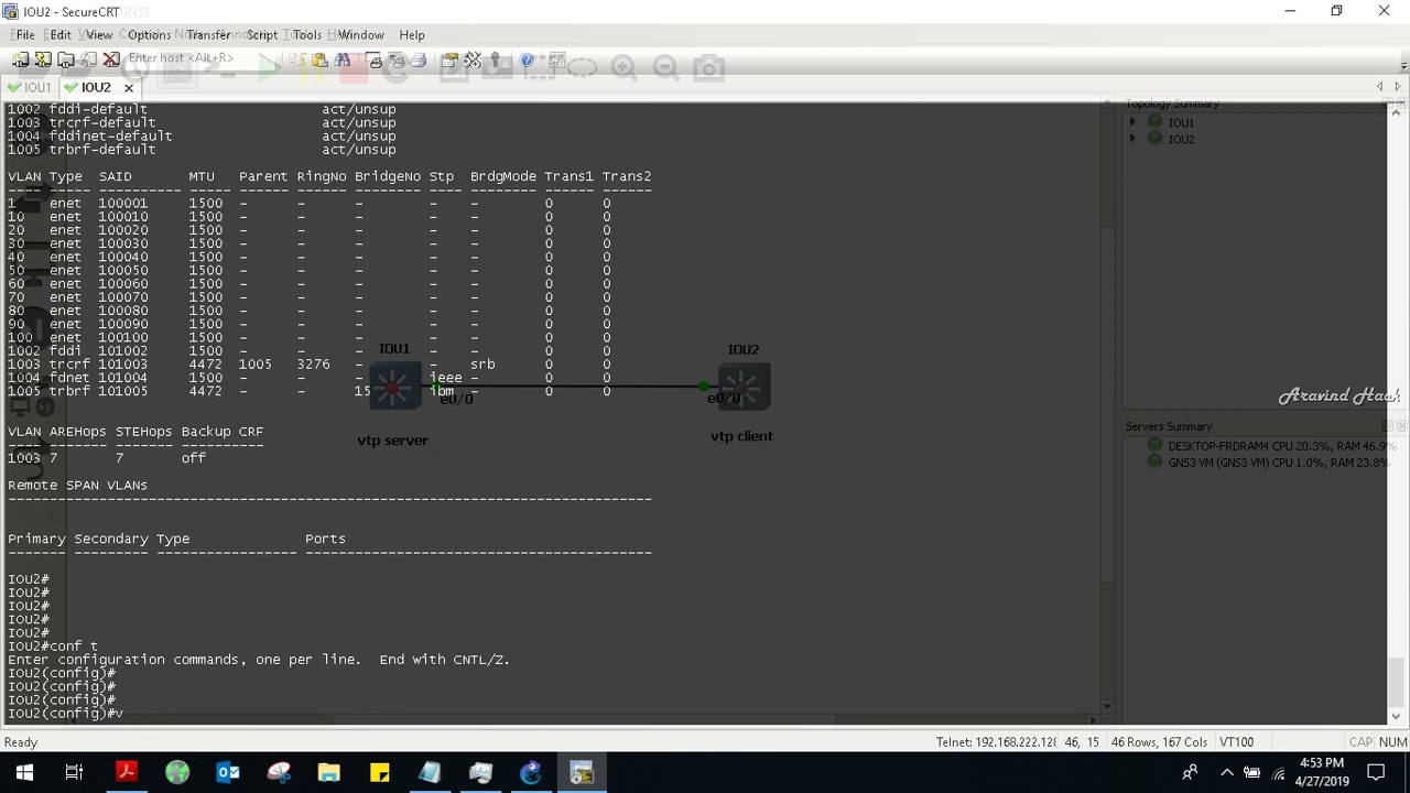 Ccna How To Configure Vtp On Cisco Switch 2960 Step By Step Vtp