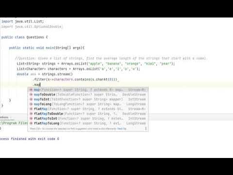 Java 8 Stream API: the average length of the strings that start with a vowel#shorts - YouTube