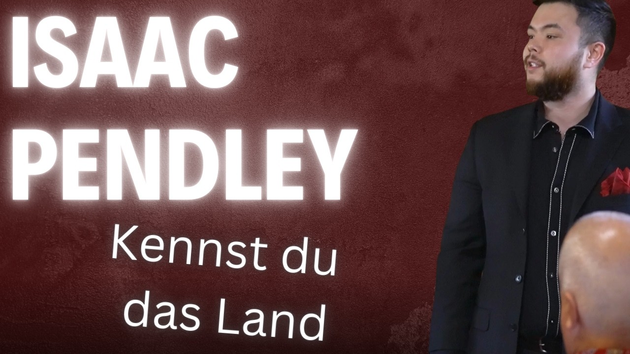 Baritone Isaac Pendley performs “Kennst du das Land” - YouTube
