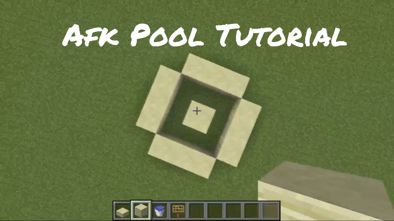 Minecraft How To Build A Afk Pool 1.10+ - YouTube