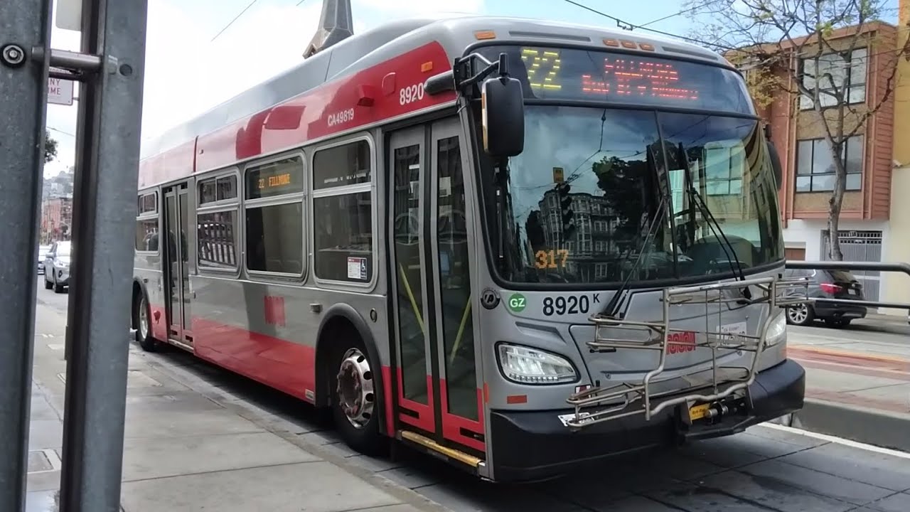 Bus Substitutions: SF Muni #8920 on Route 22, #8652 on Route J, #6708 ...
