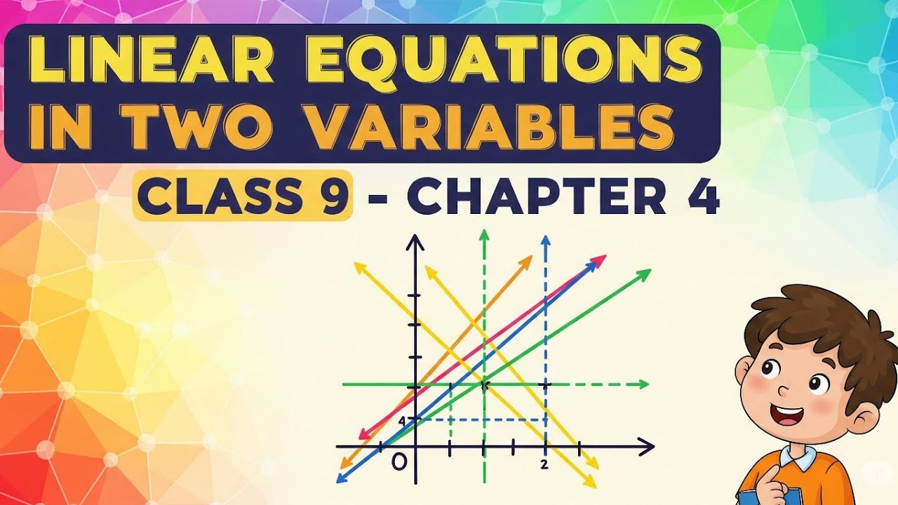 Linear Equations In Two Variables - YouTube