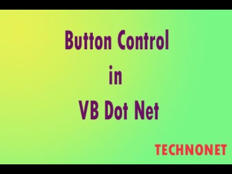 Controls In Dot Net | Button Control | Message Box | Form Properties | VB Controls in tamil ...