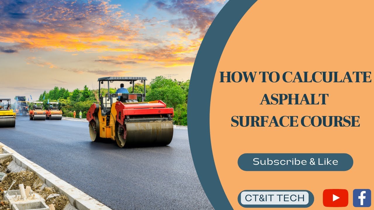 How to calculate #Asphalt #Quantity for #Road - YouTube