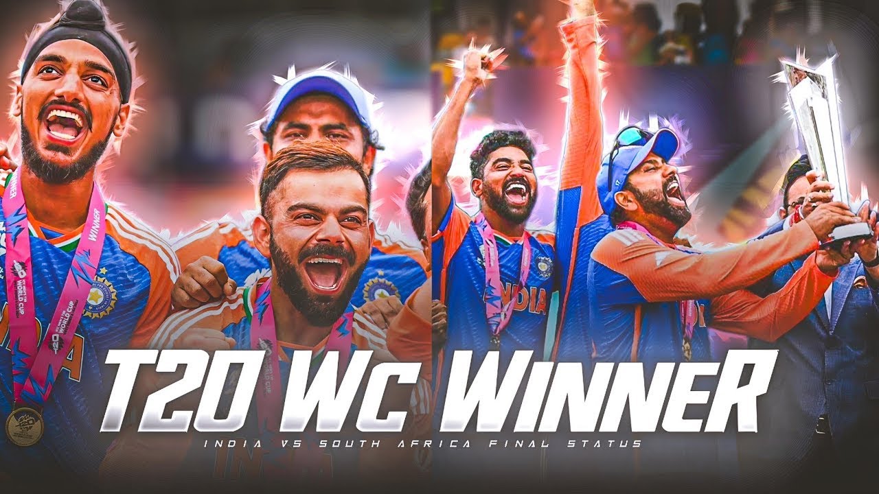 INDIA WON T20 WC FINAL STATUS 🔥 || INDIA FINAL WIN WHATSAPP STATUS ...