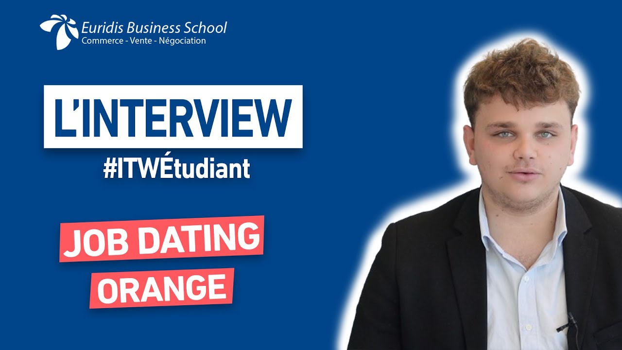 Interview Job Dating Orange Business - Mattéo Pechard - YouTube