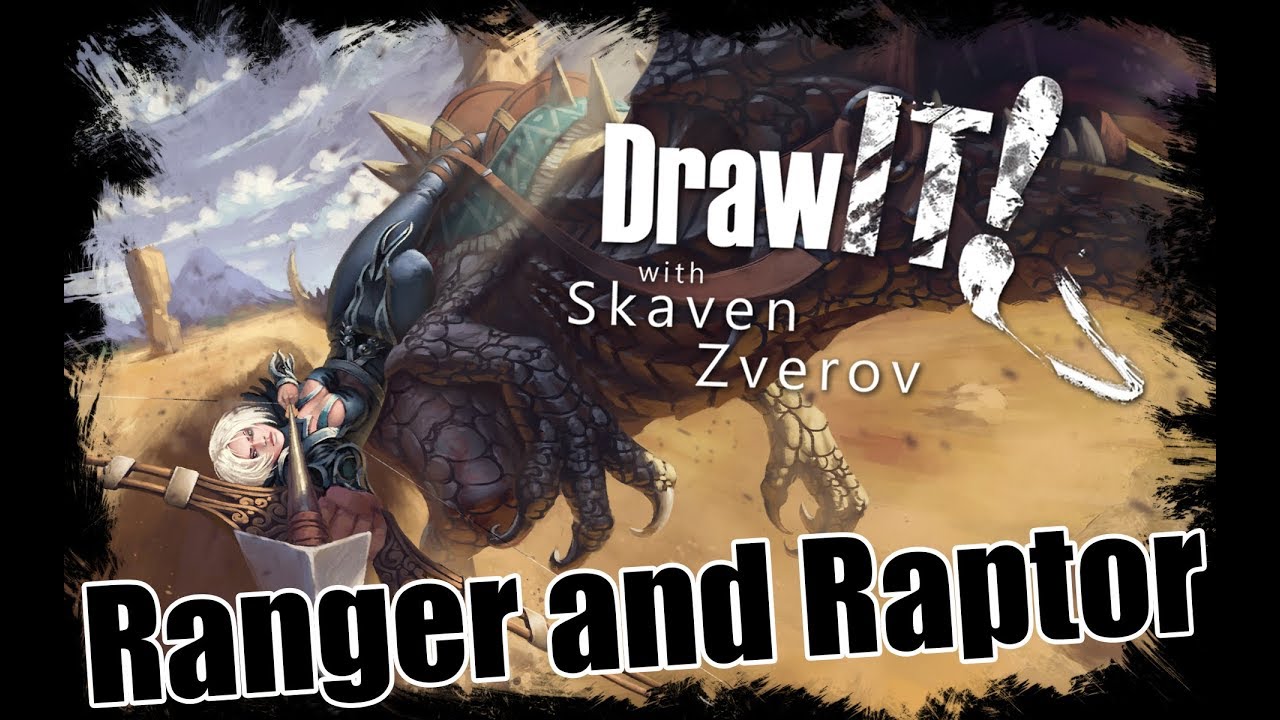DrawIT! Episode9 - Guild Wars 2 Fan Art - Ranger Digital Painting Time ...