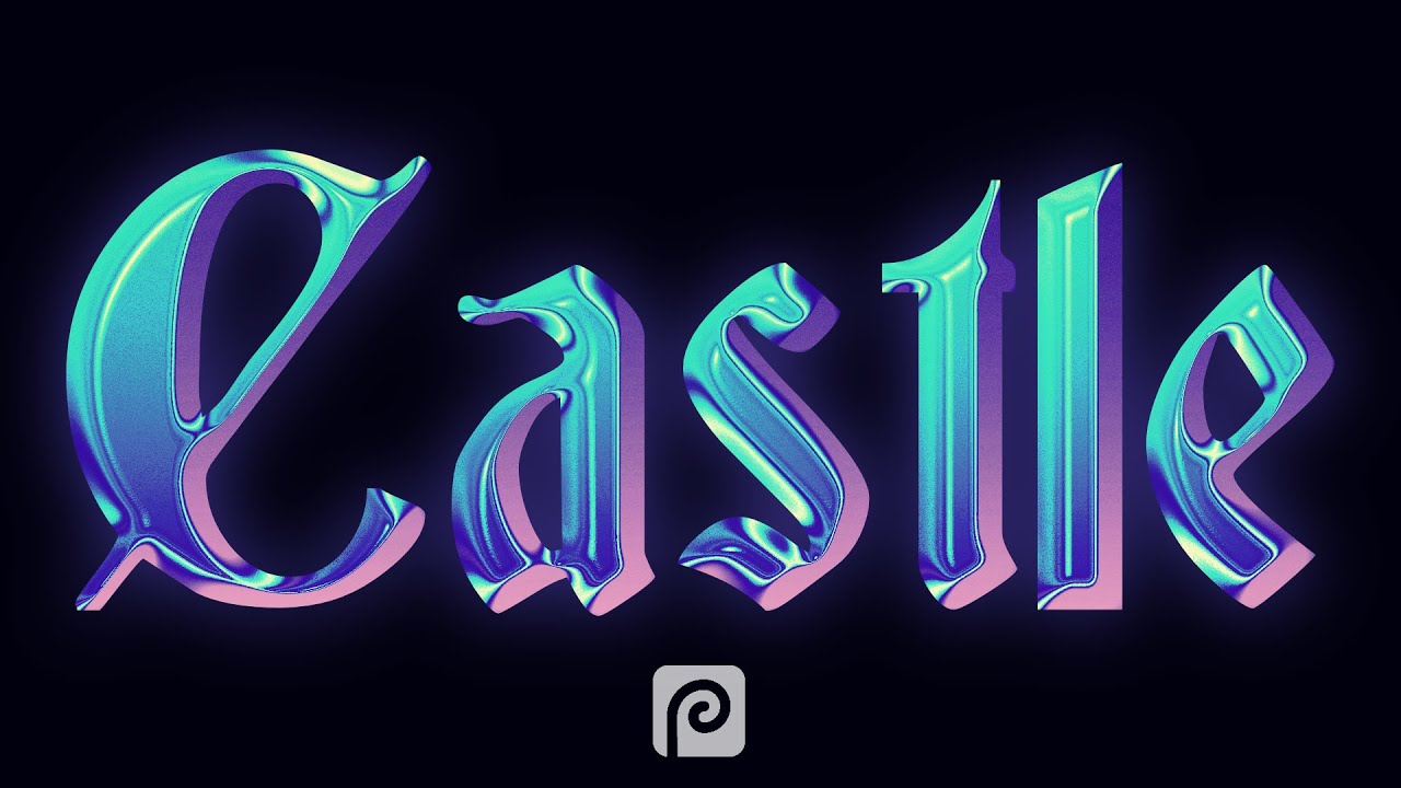 GOTHIC CHROME TEXT in Browser | PHOTOPEA TUTORIAL - YouTube