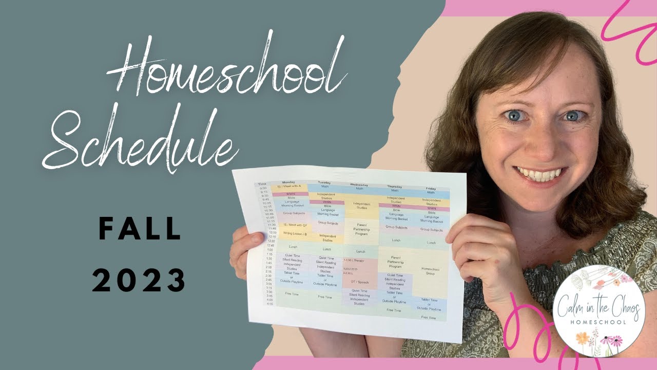 OUR WEEKLY HOMESCHOOL SCHEDULE | How I Keep On Track In Our Homeschool ...