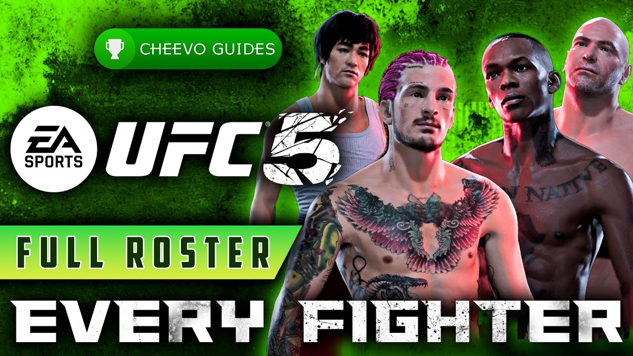 Every Fighter in UFC 5! (Full Roster | Xbox Series X) - YouTube
