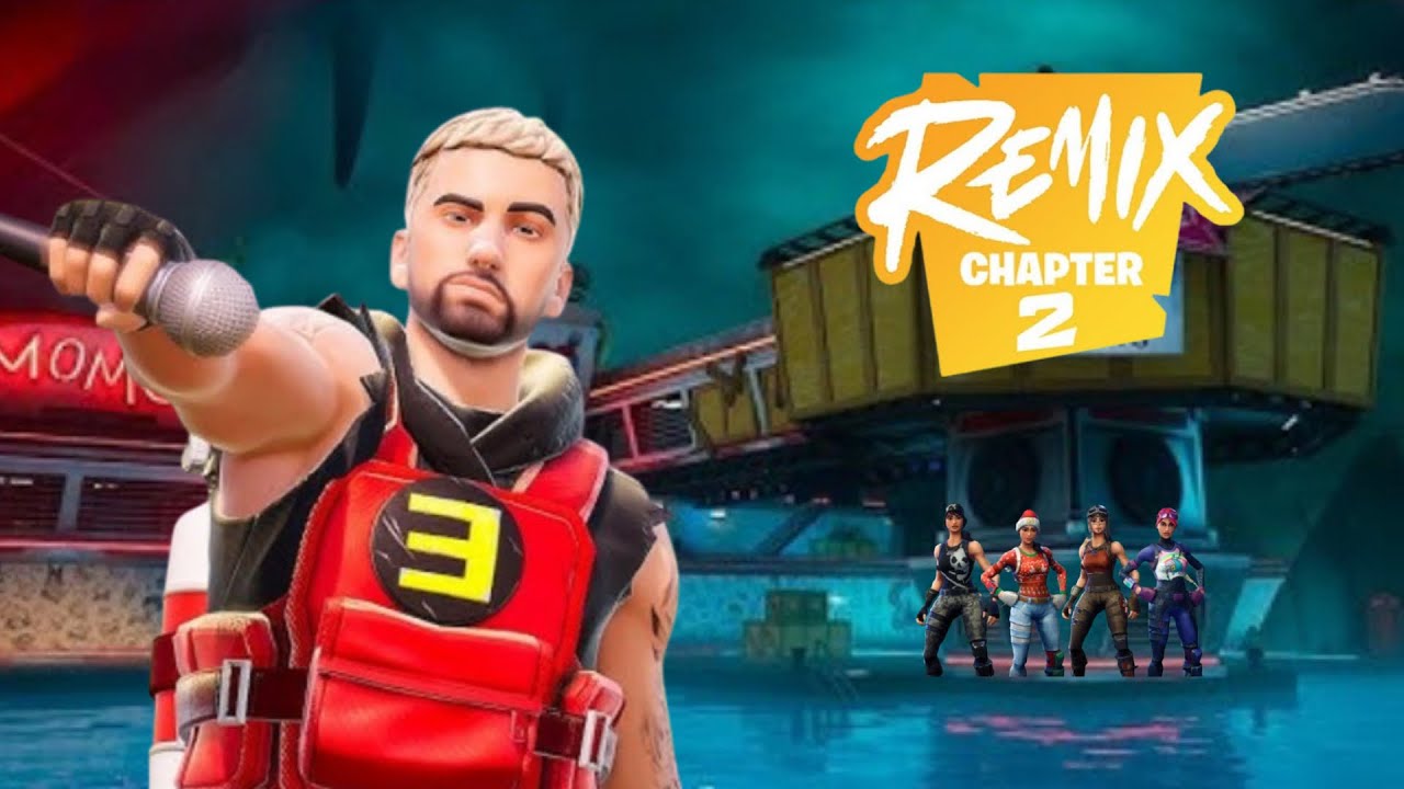 Pretending to be bosses in Fortnite chapter 2 remix!!! - YouTube
