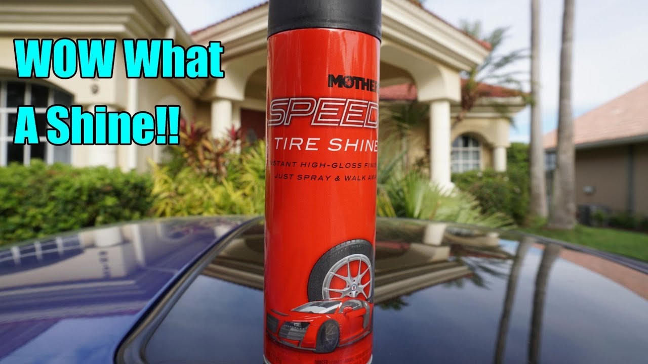 Mothers Speed Tire Shine Review on my Nissan GTR. 2018 - YouTube