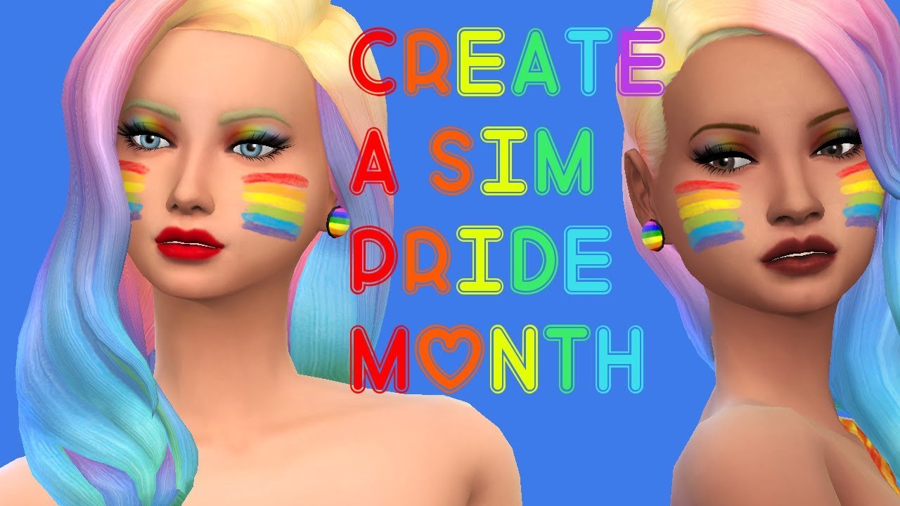 Pride Month! | The Sims 4: Create a Sim - YouTube