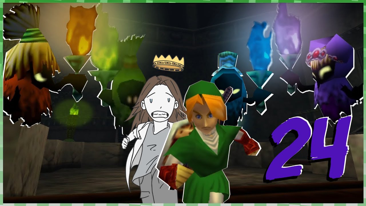 Legend of Zelda Ocarina of Time 24: Ghost busting in the Forest Temple ...