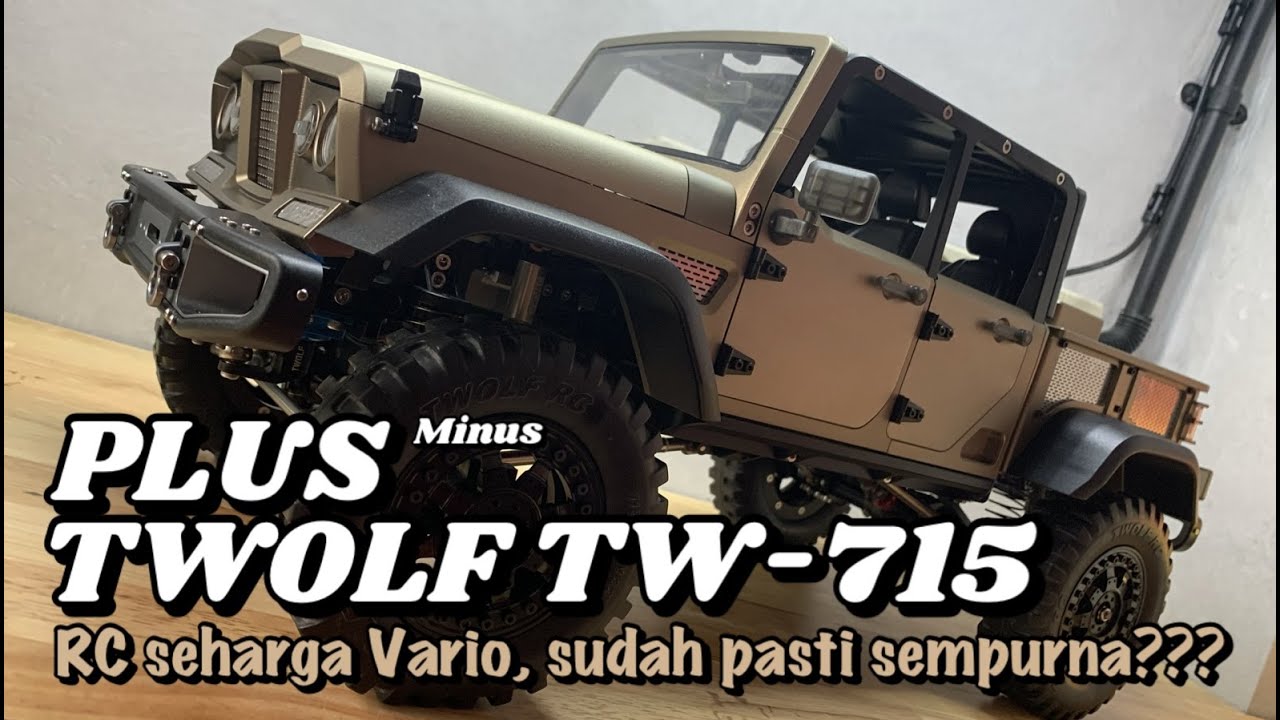 UJI COBA PLUS MINUS RC Sultaners TWOLF TW-715 - YouTube