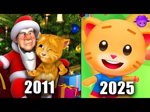 Talking Ginger 2011-2025 Games: Talking Santa Meets Ginger (2011) - Talking Ginger Playground (2023)