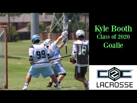 Kyle Booth Goalie Class of 2020 - YouTube