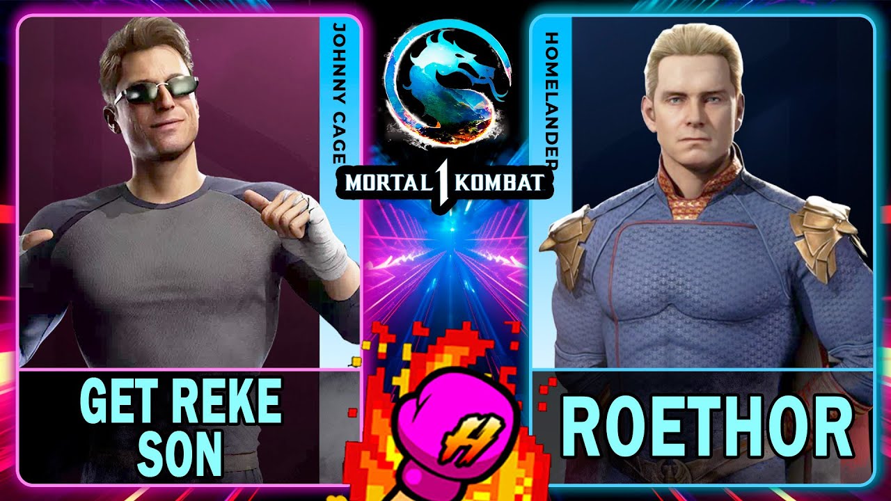MK1 Get Reke Son (JOHNNY CAGE) VS Roethor (HOMELANDER)🥊Mortal Kombat 1🥊 ...
