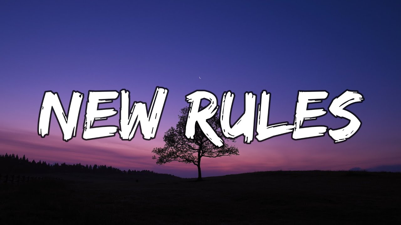 Dua Lipa - New Rules (Lyrics) - YouTube