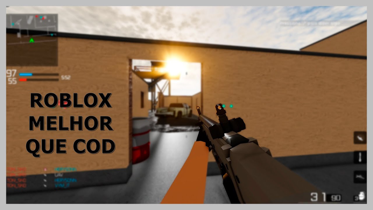 É por isso que ROBLOX é melhor que COD - YouTube