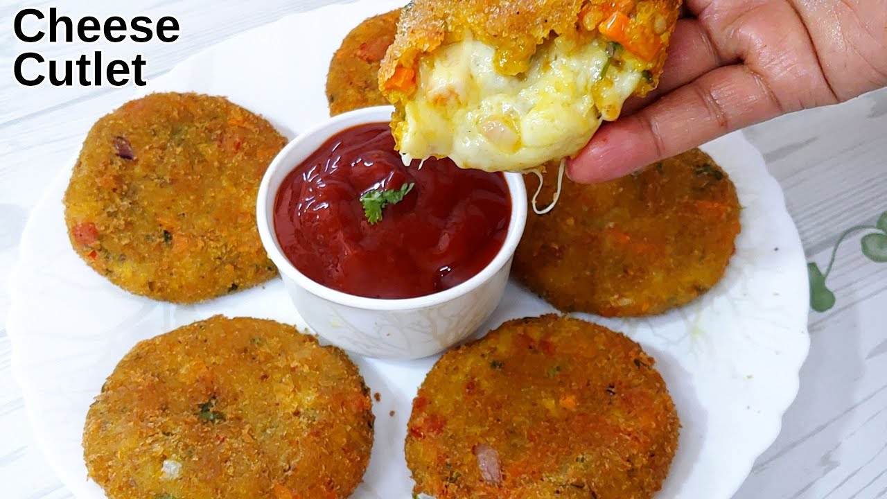 Cutlet Recipe | मॉनसून स्पेशल क्रिस्पी चीज कटलेट | Cheese Cutlets ...