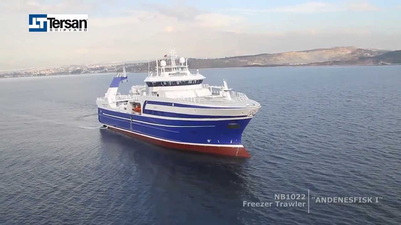 NB1022 Freezer Trawler "ANDENESFISK I" - YouTube