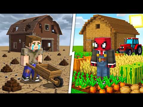 ZENGİN VS FAKİR: Çiftçilik Kapışması (Minecraft)