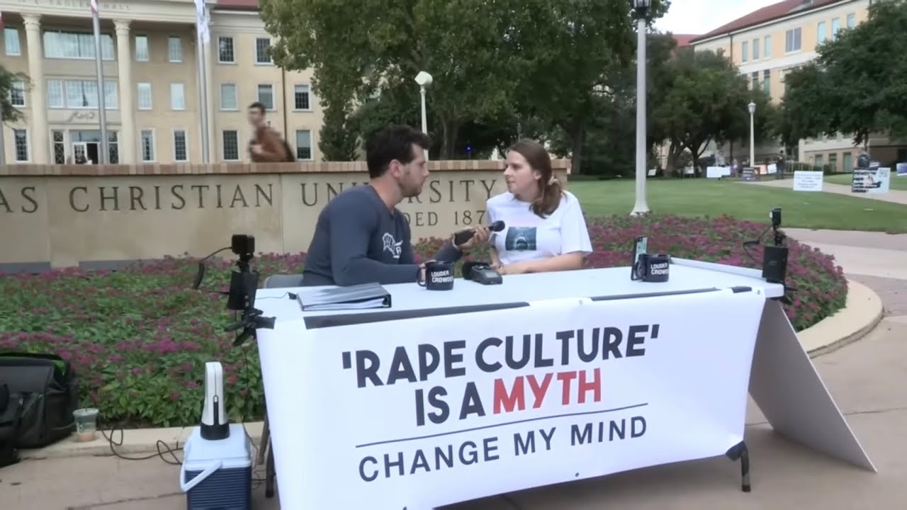 Steven Crowder Debates College Student on if Rape Culture Exists - YouTube
