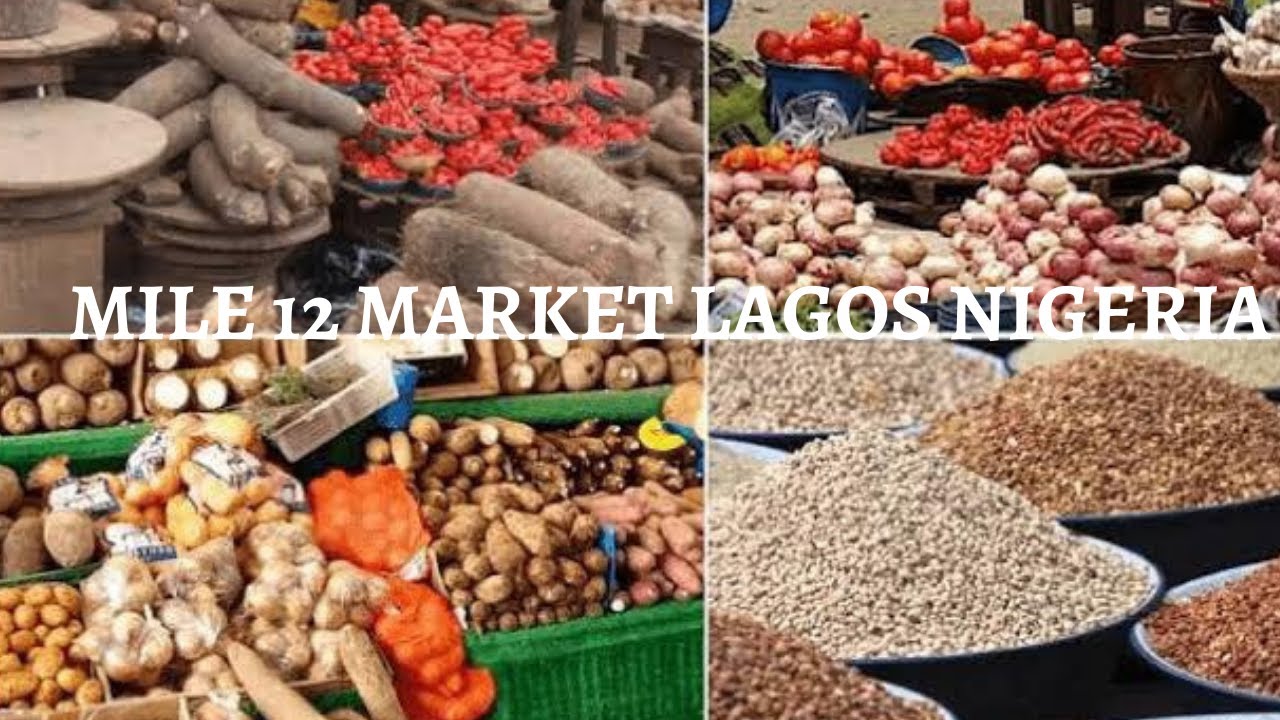 INSIDE THE BIGGEST FOOD MARKET IN LAGOS NIGERIA | MIle 12 Market Lagos ...