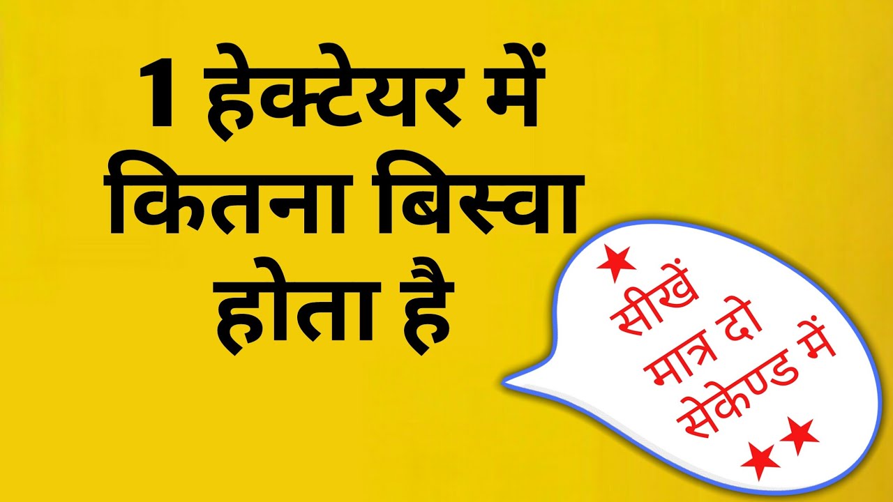  Hectare Se Biswa Kaise Nikale