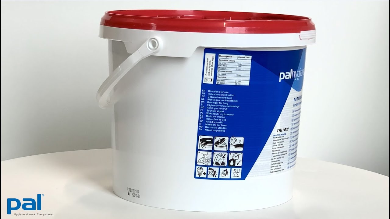 PAL TX desinfectie wipes food safe zonder ethanol - YouTube
