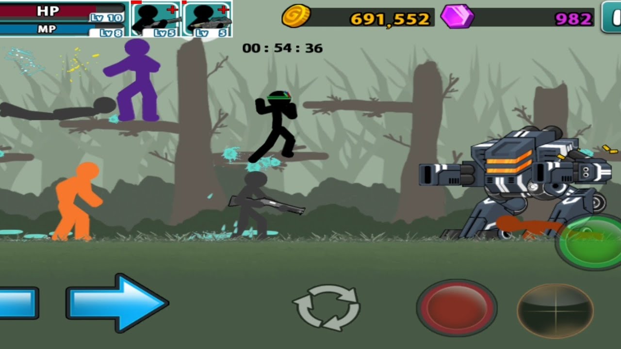 STICKMAN ने की ROBOT से जंगल में खतरनाक वाली FIGHTING 🤫|| Anger Of ...