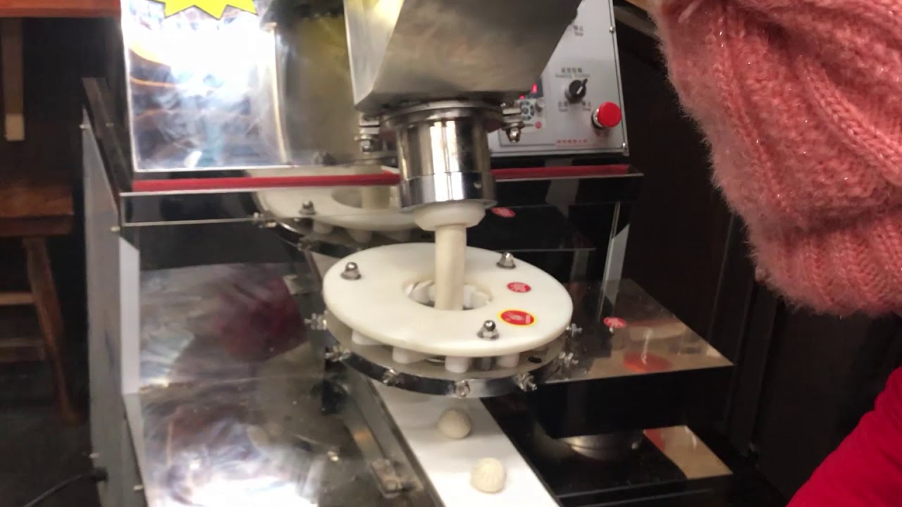 Automatic bun machine - YouTube