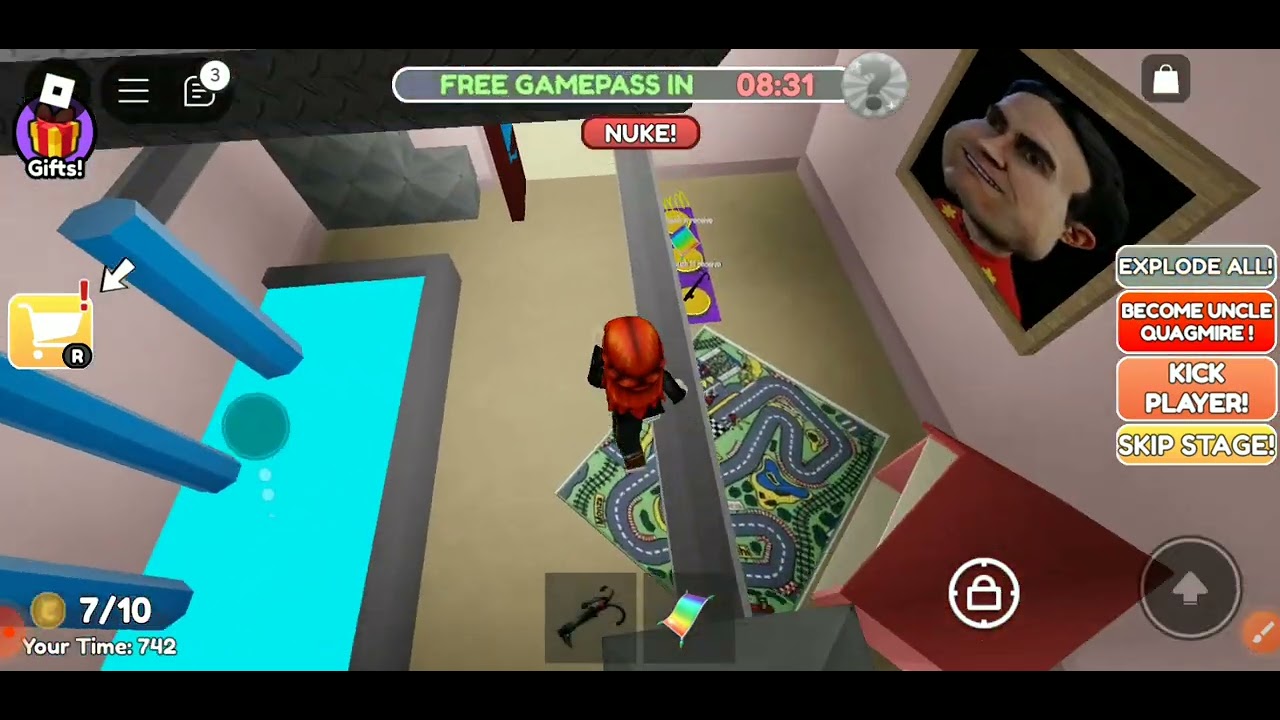 Escape evil freaky uncle house (obby) with my sister @Shivani_Kit45 ...