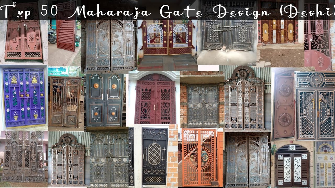 Top 50 Maharaja Gate Design 2024 || Gate Design || Modern Main Gate ...