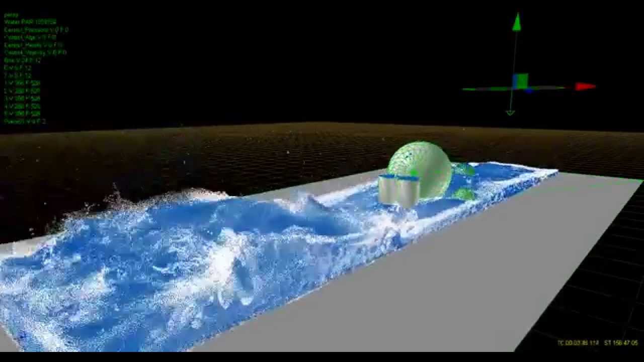 Animation - Foam - T1 - Realflow - YouTube