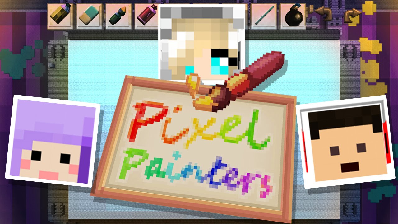 MASTERPIECE - Pixel Painters - Minecraft Mini Game - YouTube